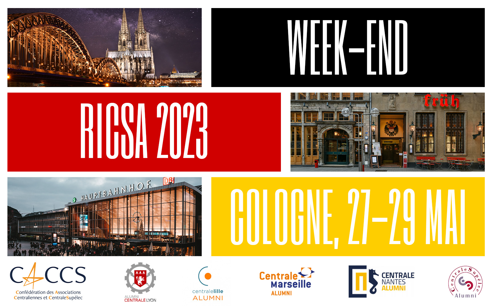 RICSA 2023 à Cologne - Inscriptions aux activités individuelles